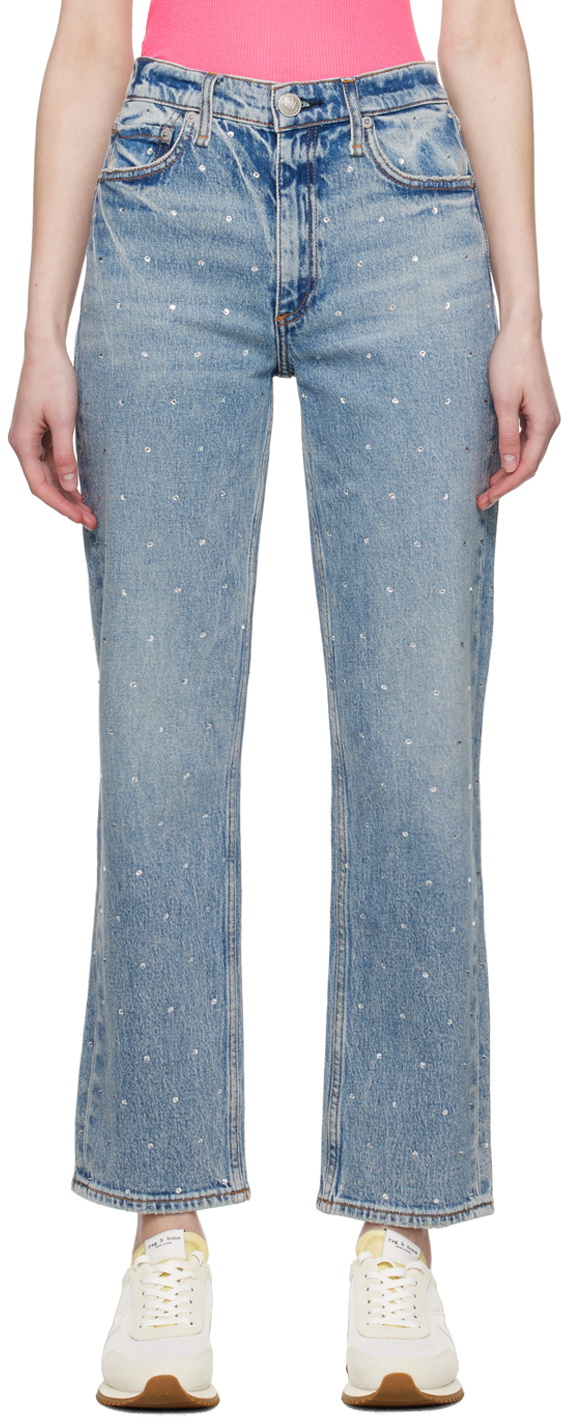 rag & bone Blue Harlow Jeans Rag and Bone