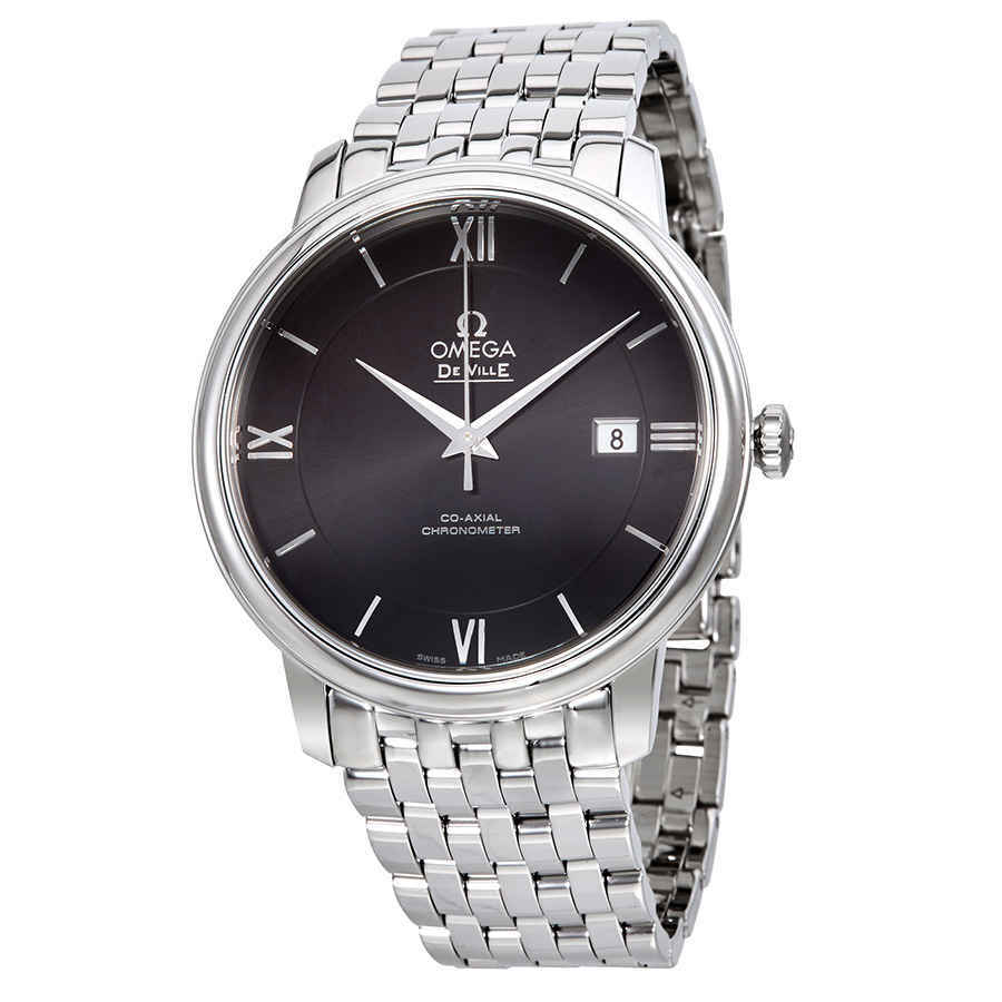 Omega De Ville Prestige Automatic Chronometer Black Dial Mens Watch 424.10.40.20.01.001 Omega