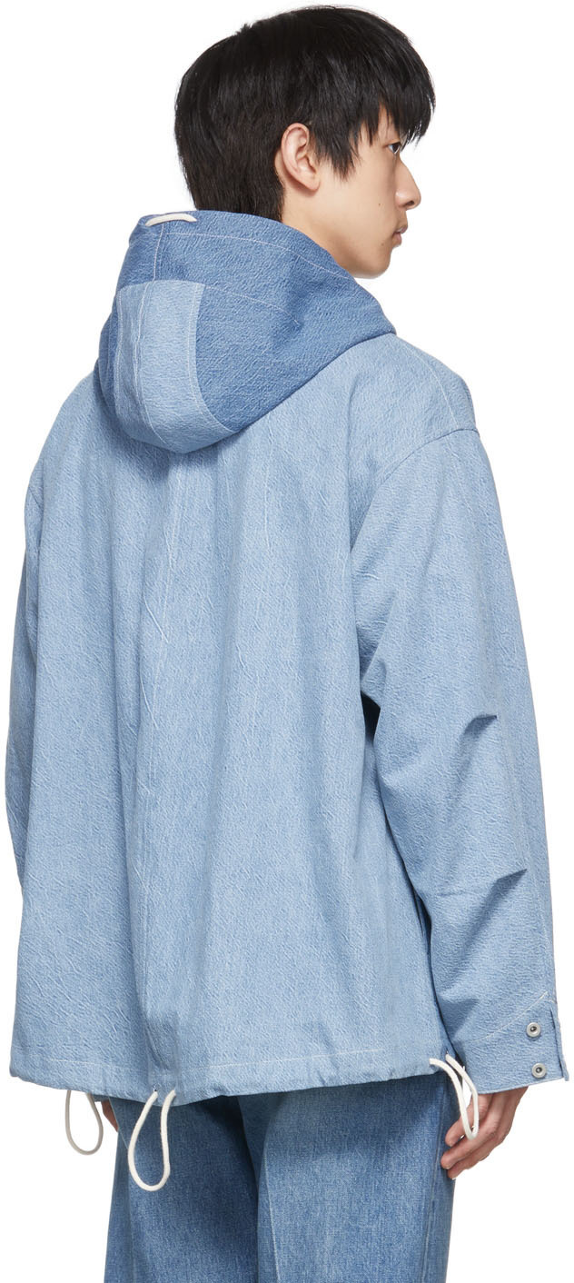 Kuro Blue Faded Denim Jacket Kuro