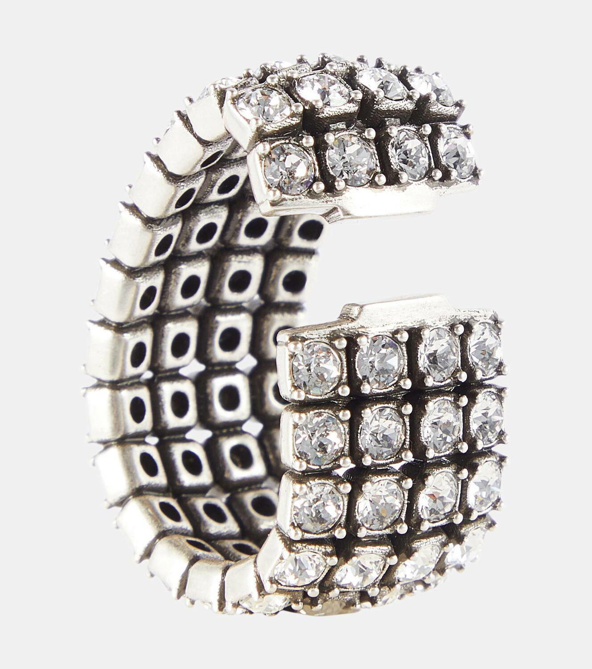 Balenciaga Glam crystal-embellished ear cuffs Balenciaga