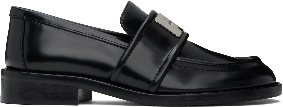 Acne Studios Black Leather Loafers Acne Studios