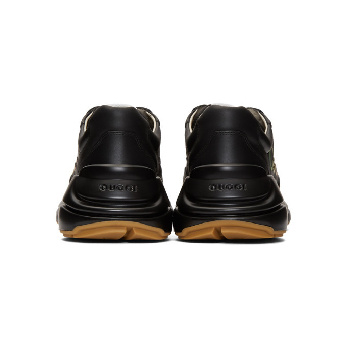 Gucci Black Vintage Rython Sneakers Gucci