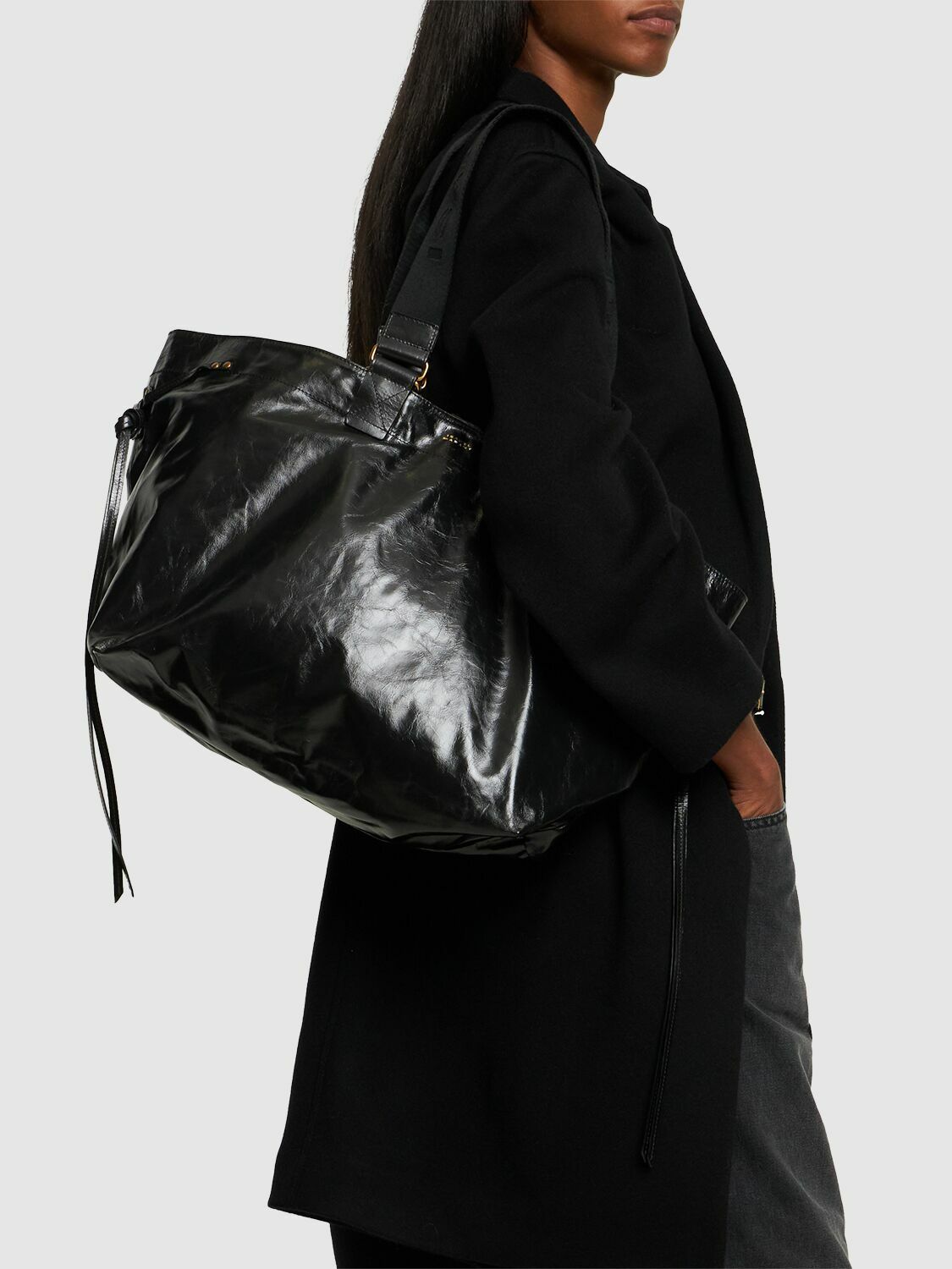 ISABEL MARANT - Wardy Leather Tote Bag Isabel Marant