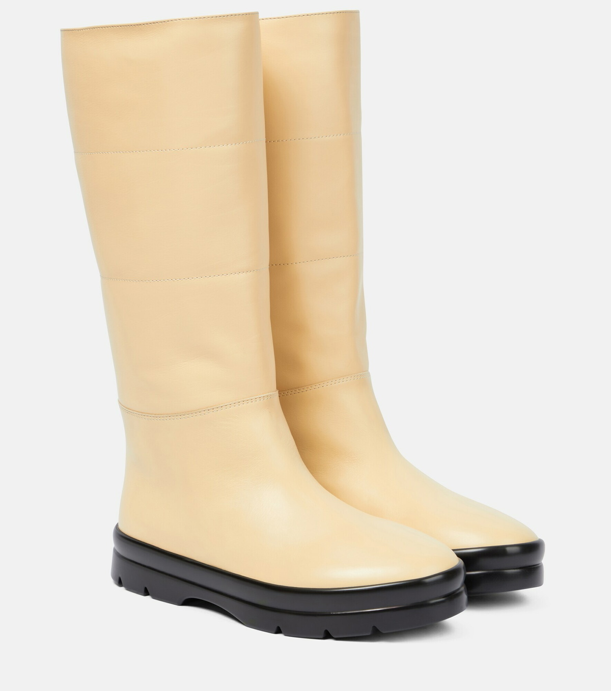 The Row - Billie leather knee-high boots The Row