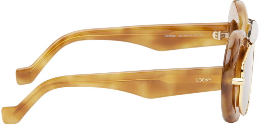 LOEWE Tortoiseshell Wing Double Frame Sunglasses Loewe