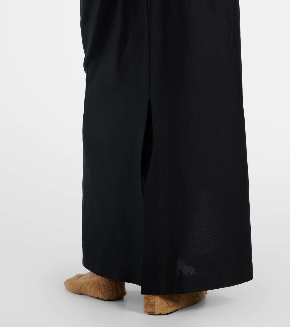 The Row Saul cotton and silk voile maxi skirt The Row