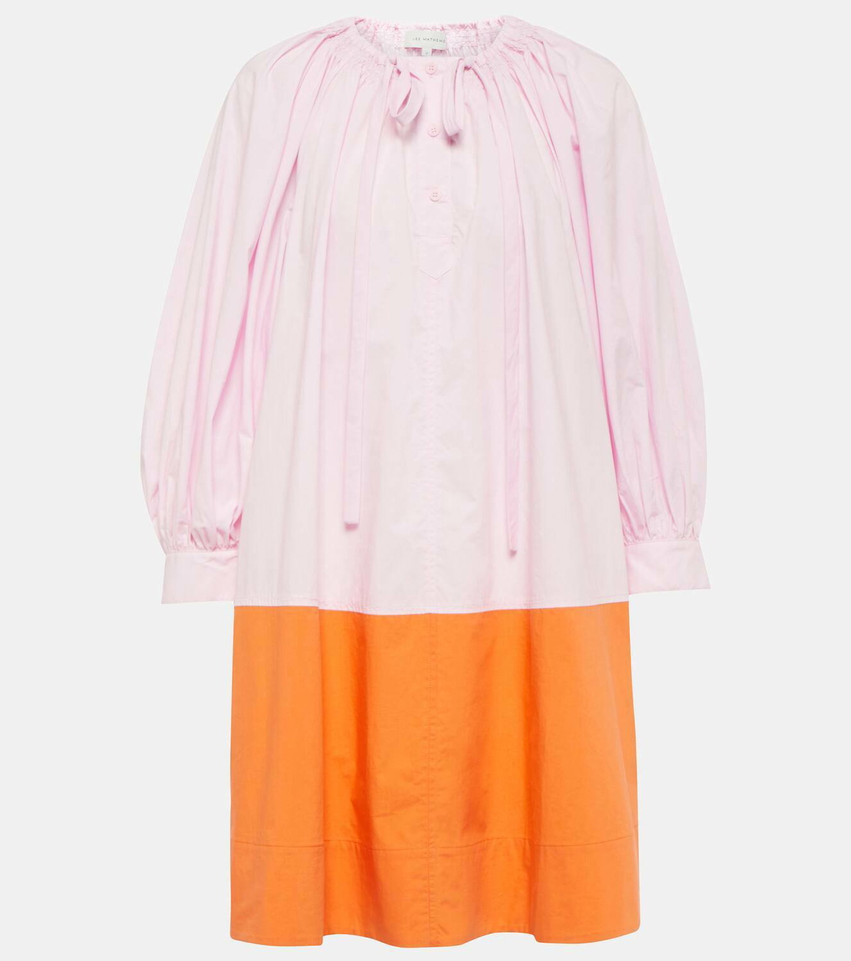 Lee Mathews Casey cotton poplin minidress Lee Mathews