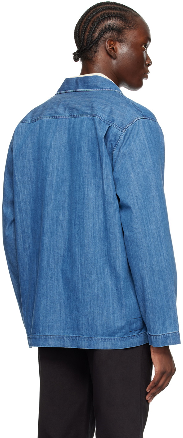 Universal Works Indigo Dockside Denim Jacket Universal Works