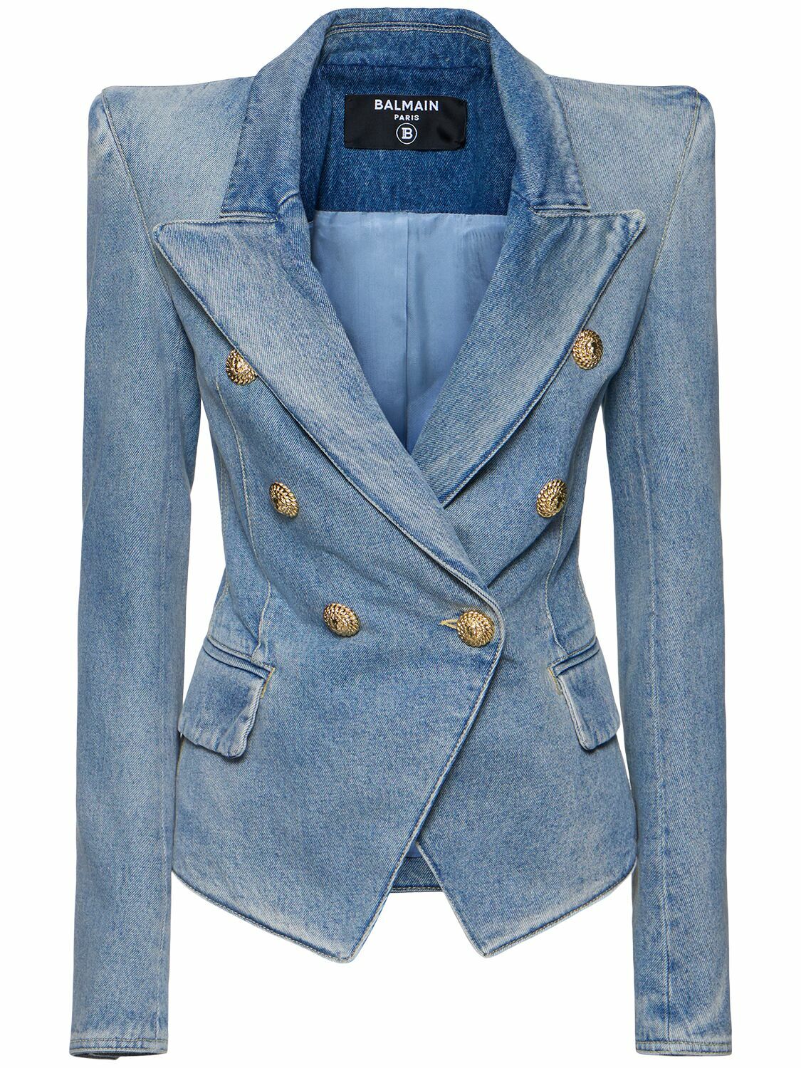 BALMAIN Buttoned Denim Jacket Balmain