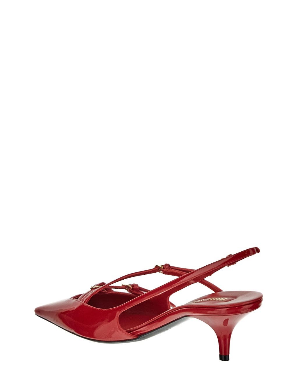 Miu Miu Patent Leather Slingbacks Miu Miu