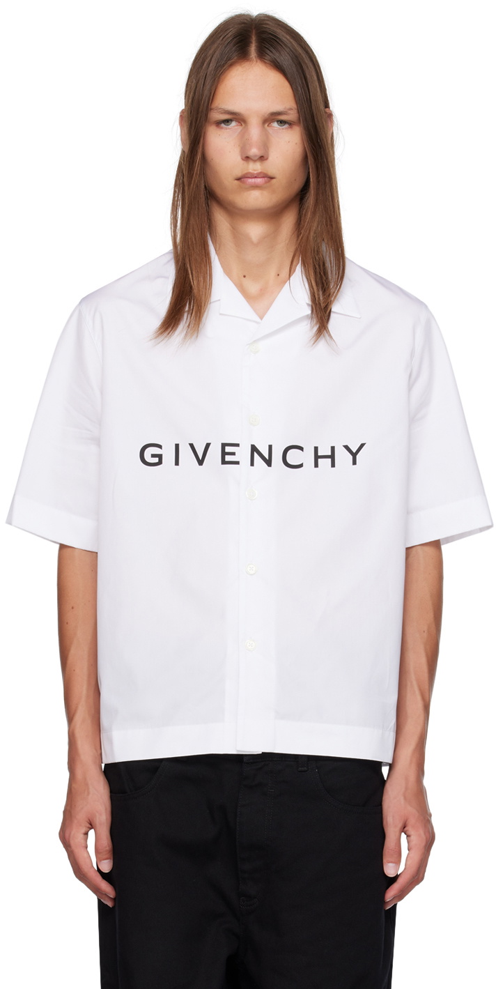 Givenchy White Boxy-Fit Shirt Givenchy