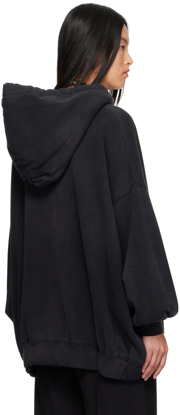 R13 Black Jumbo Hoodie R13