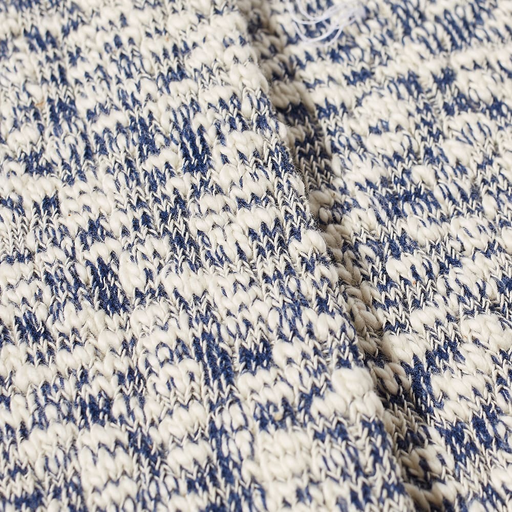 Anonymous Ism Men's Lightweight Slub Crew Sock in Navy Anonymous Ism