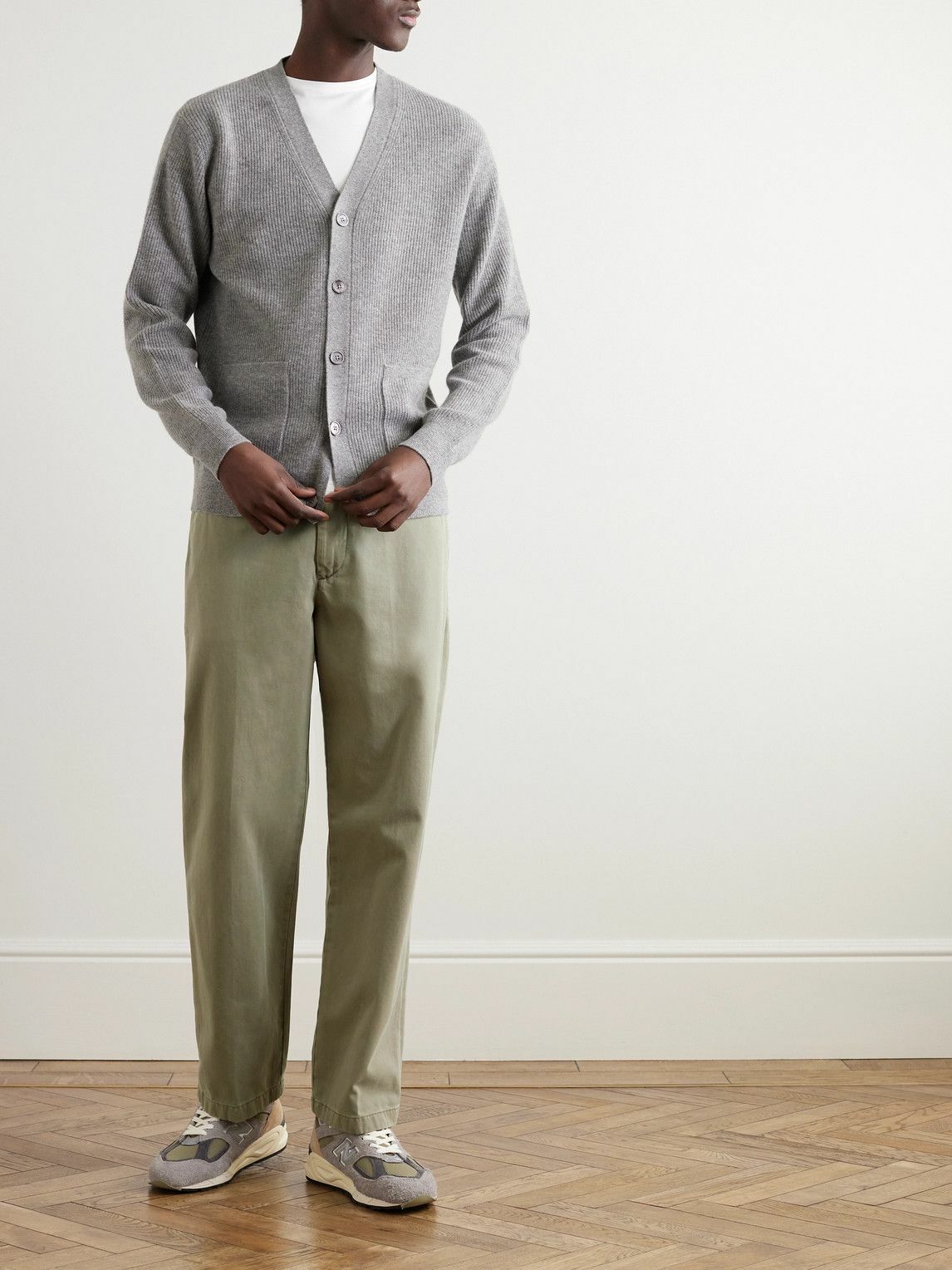 Alex Mill - Straight-Leg Garment-Dyed Cotton-Twill Chinos - Green Alex Mill