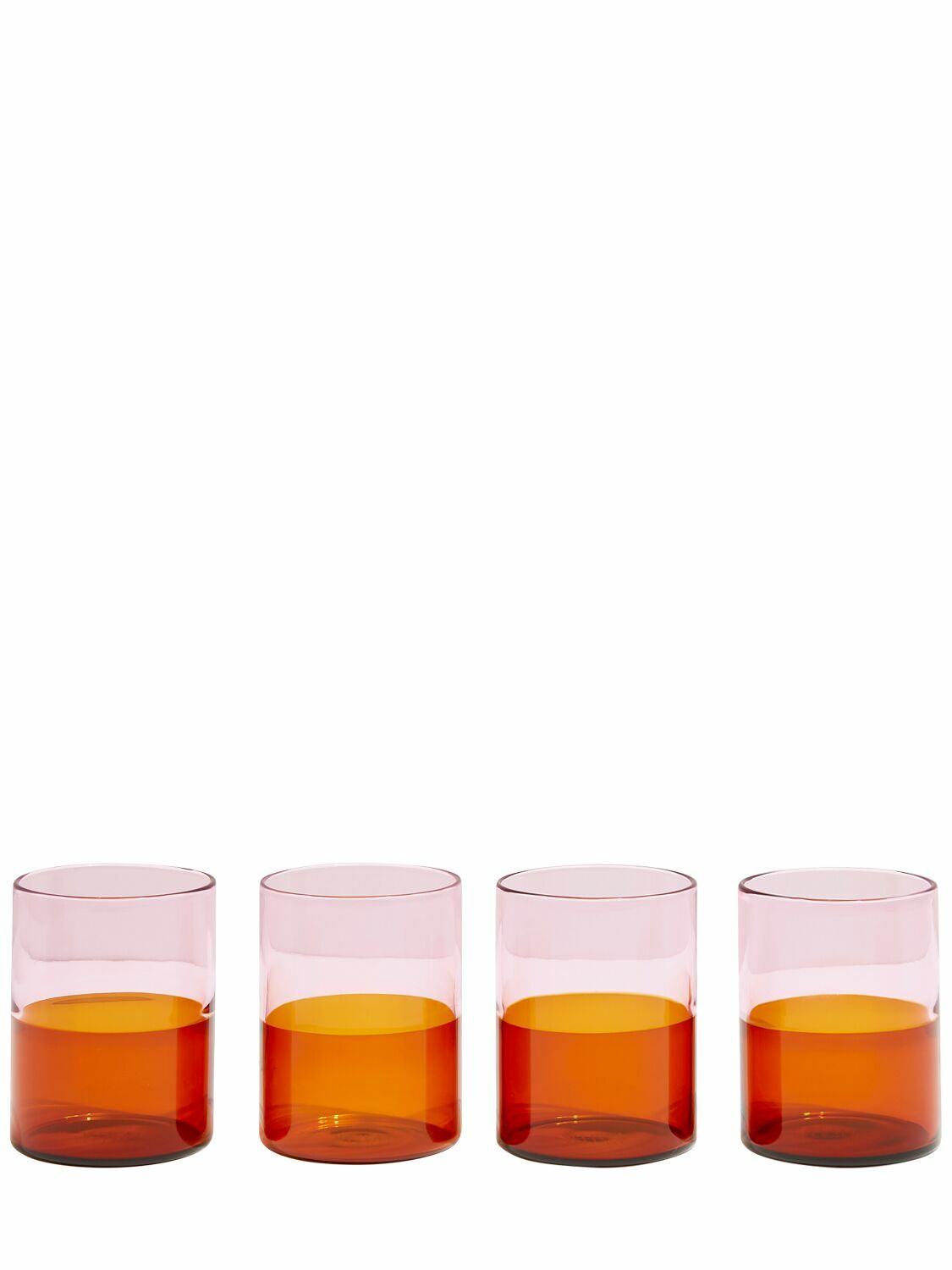 FAZEEK Set Of 4 Two-tone Glasses Fazeek