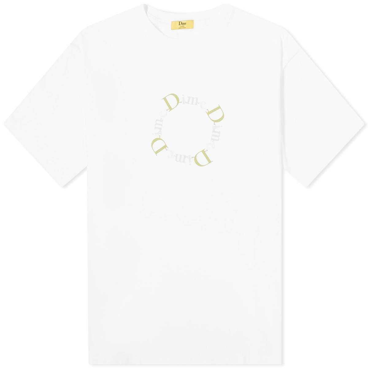 Dime Men's Classic BFF T-Shirt in White Dime