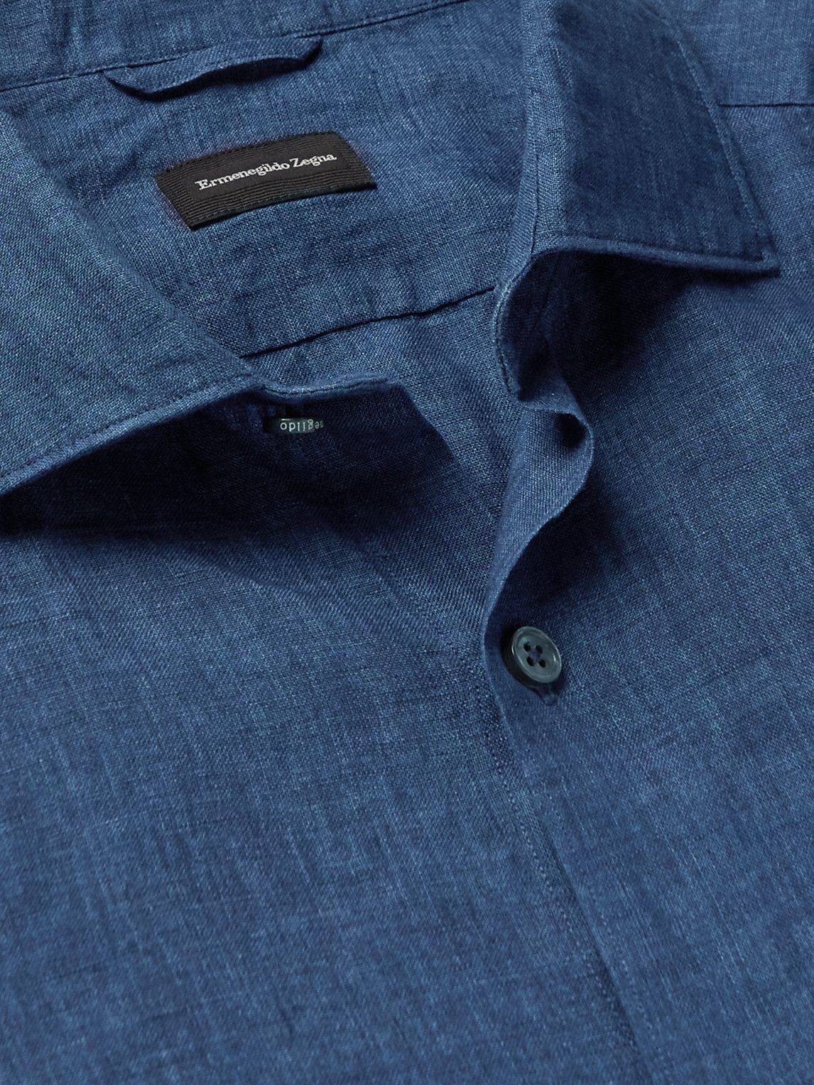 Zegna - Linen Shirt - Blue Zegna