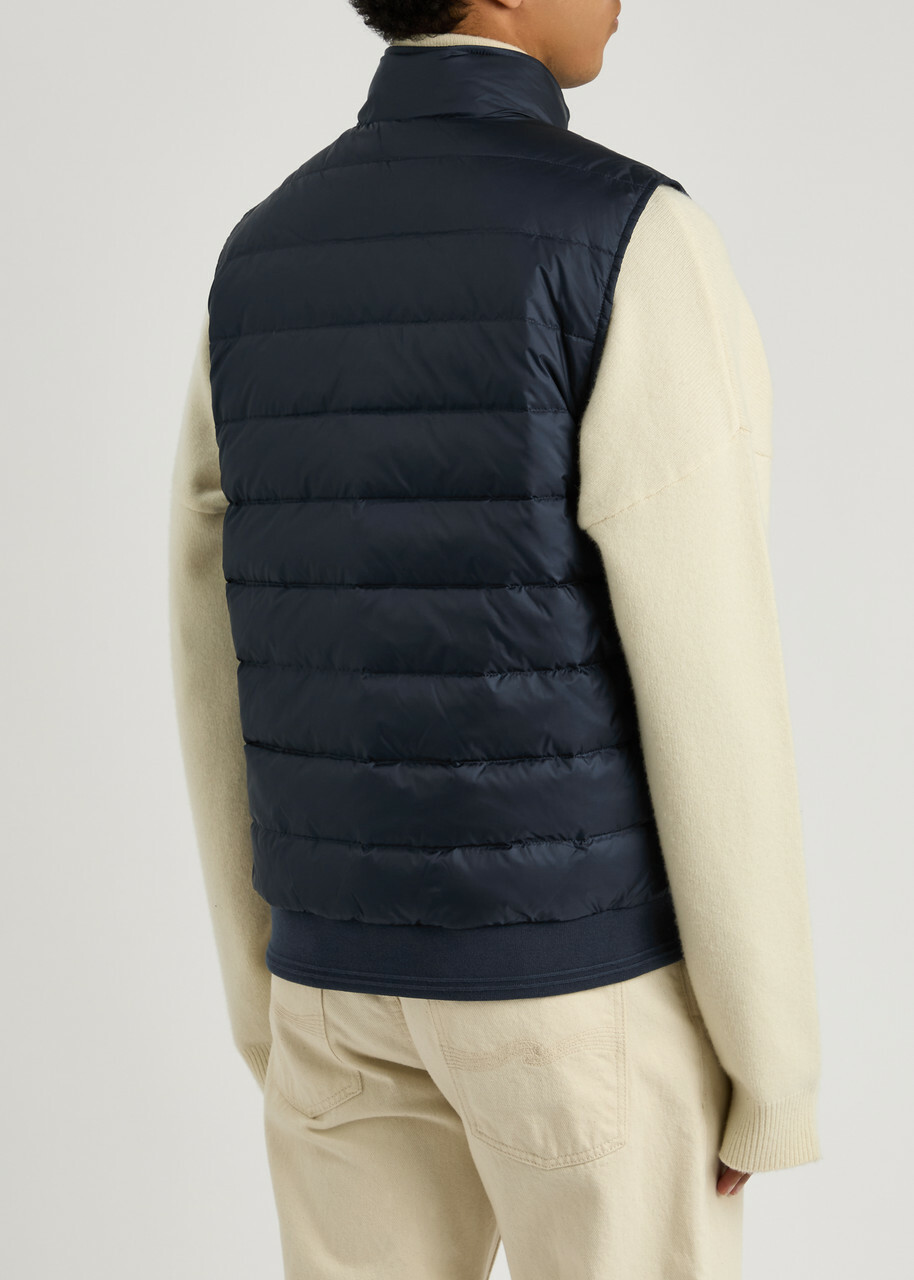 Belstaff Circuit Quilted Nylon Gilet Blue Belstaff