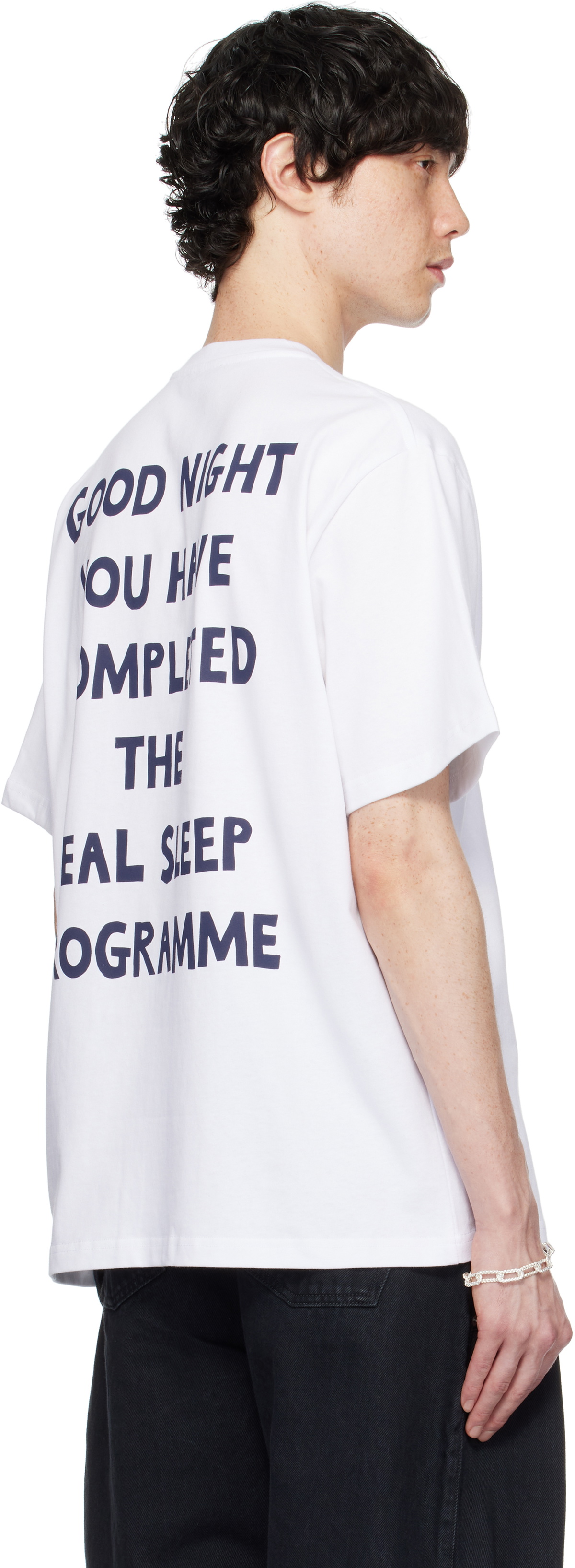 JW Anderson White 'JWA' Back Print T-shirt JW Anderson