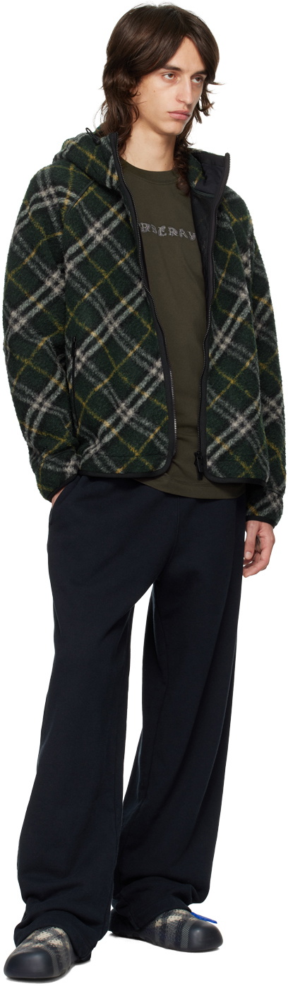 Burberry Green Check Jacket Burberry