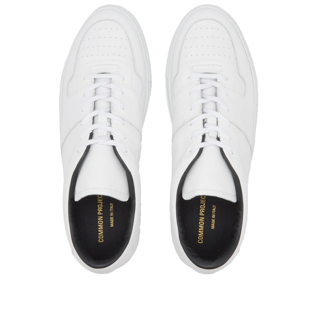 Common Projects Men's Decades Low Sneakers in White Common Projects