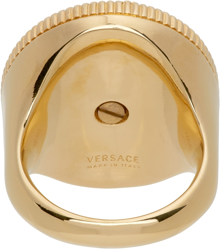 Versace Gold Medusa Biggie Ring Versace