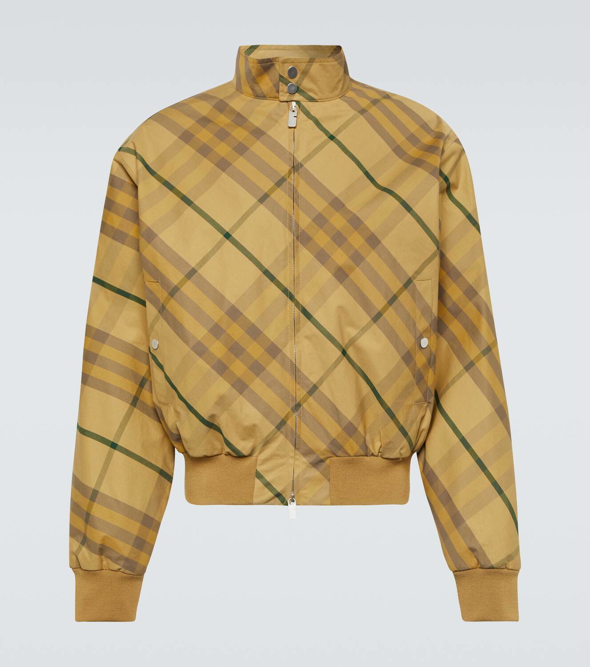 Burberry Burberry Check cotton twill bomber jacket Burberry