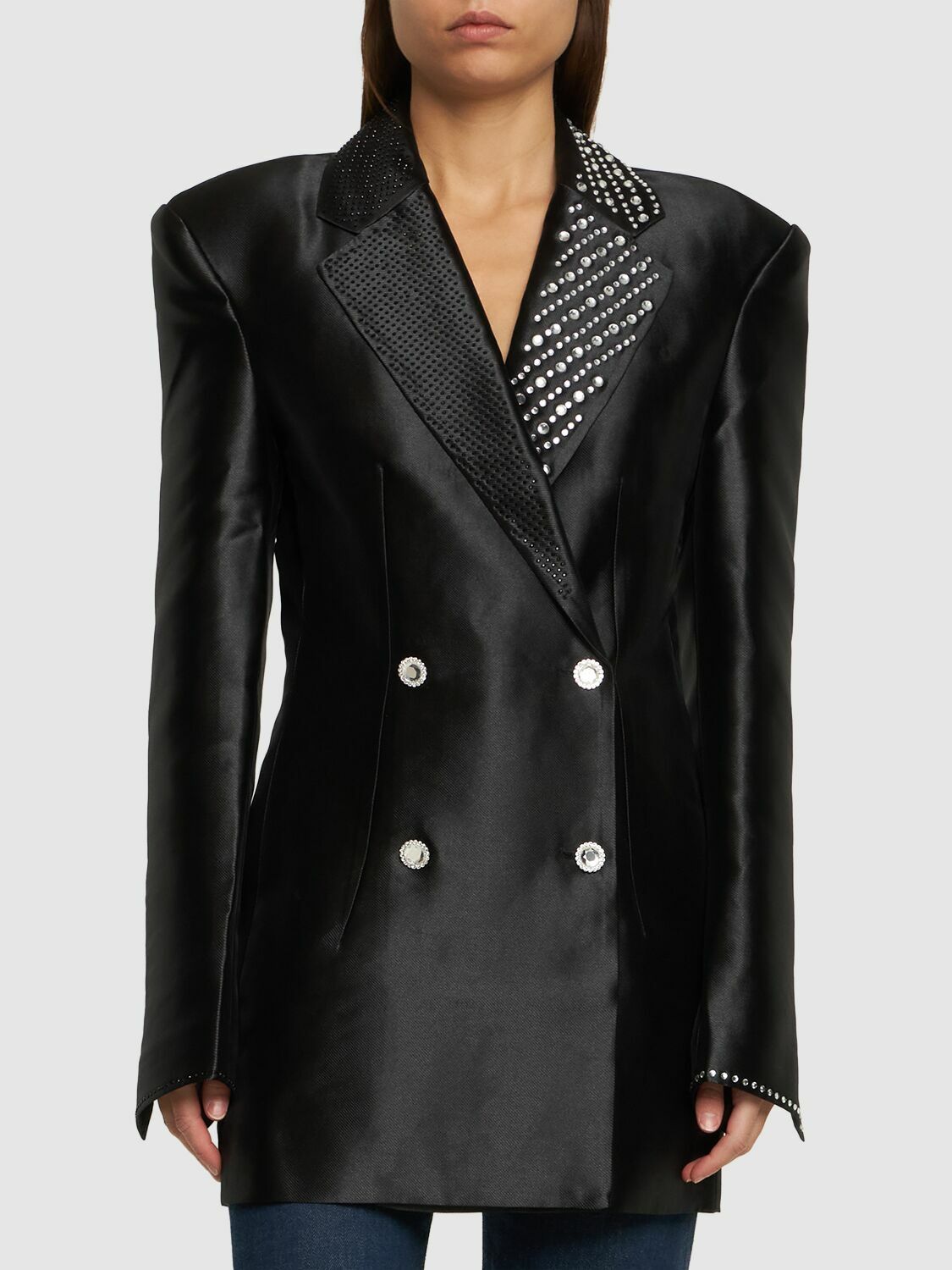 ROTATE - Embellished Viscose Blend Blazer Dress ROTATE Birger Christensen