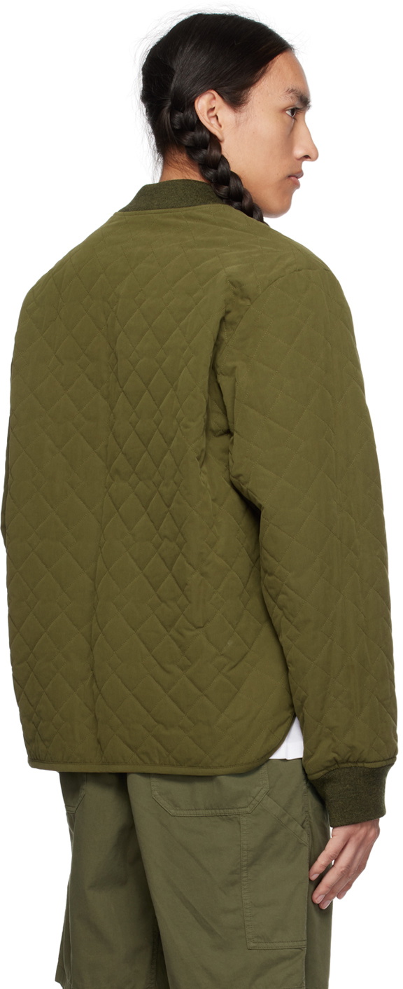 A.P.C. Khaki Arcade Bomber Jacket A.P.C.