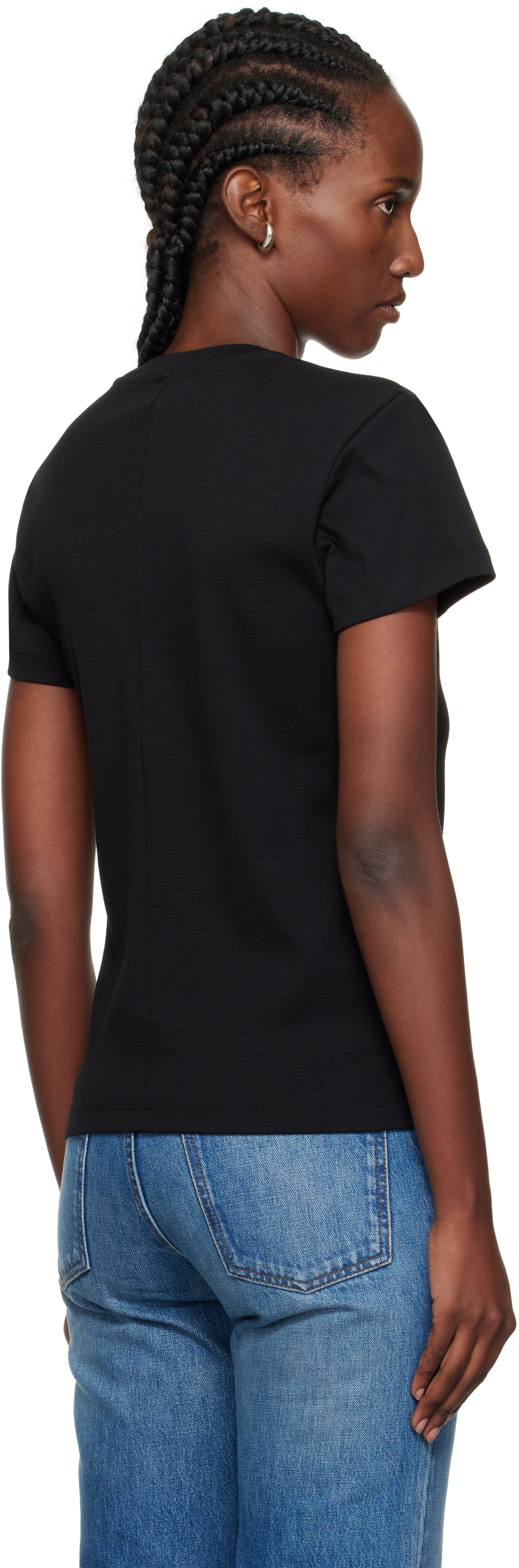 FLORE FLORE Black Monica T-shirt FLORE FLORE