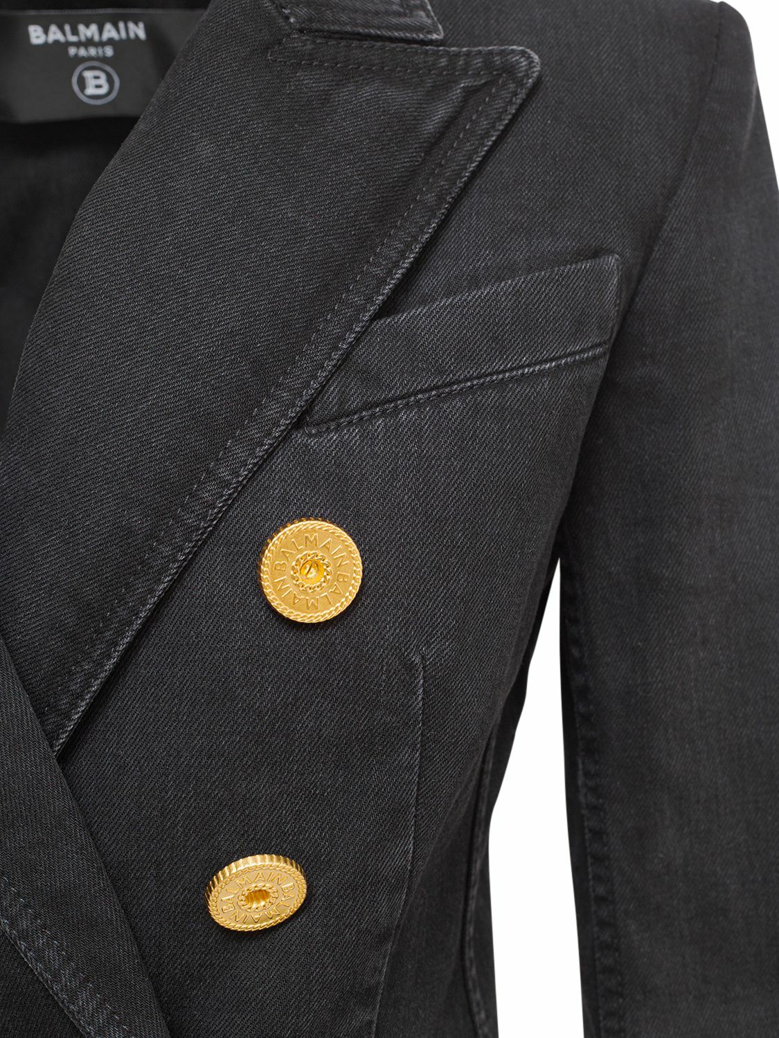 BALMAIN - Co Denim Six Button Blazer Balmain