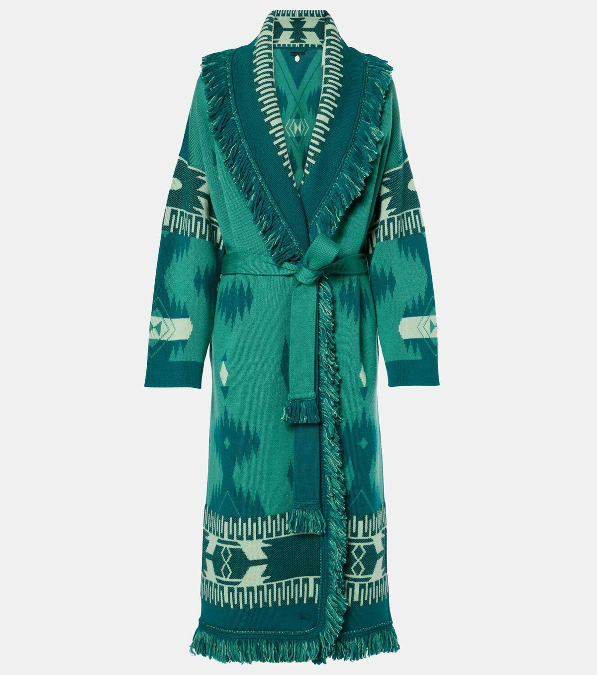 Alanui Icon wool jacquard coat Alanui