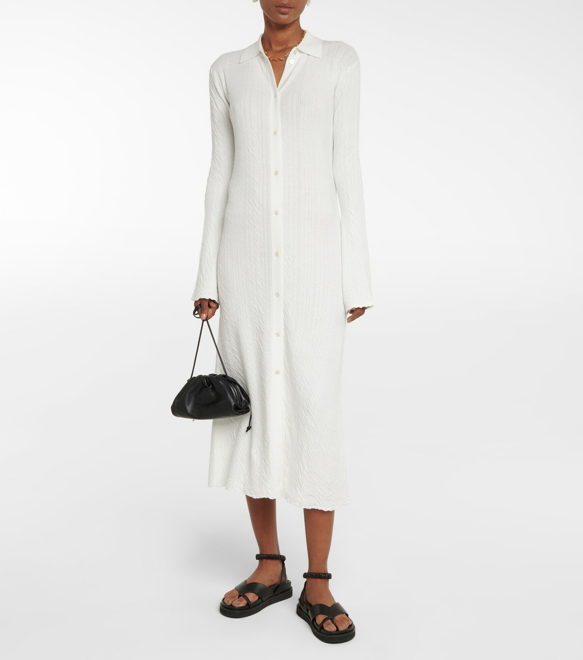 Joseph - Cotton polo maxi dress Joseph