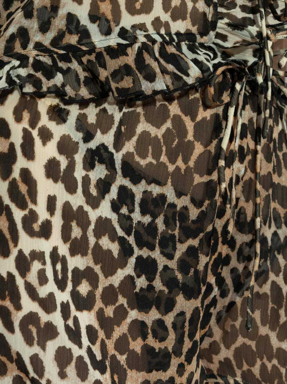 GANNI - Leopard Print Shorts GANNI