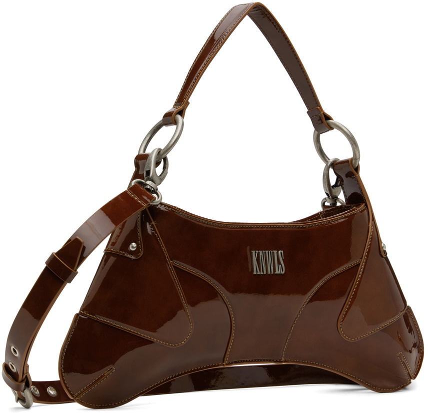 KNWLS Burgundy Razr Bag KNWLS