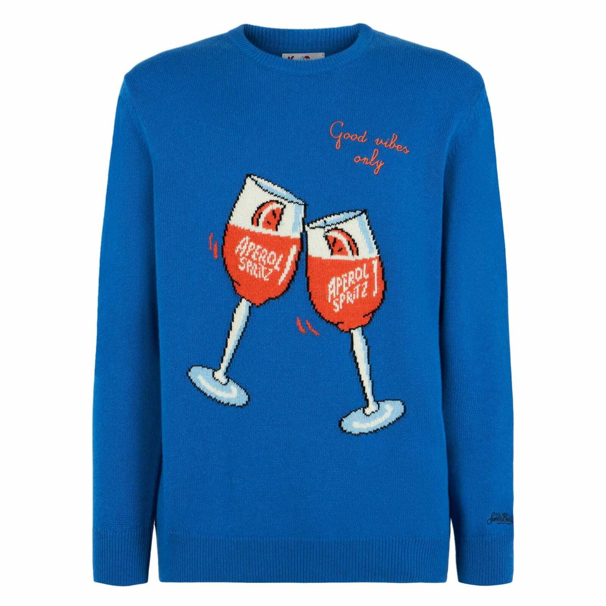MC2 Saint Barth Man Sweater With Aperol Spritz Print | Aperol Special ...