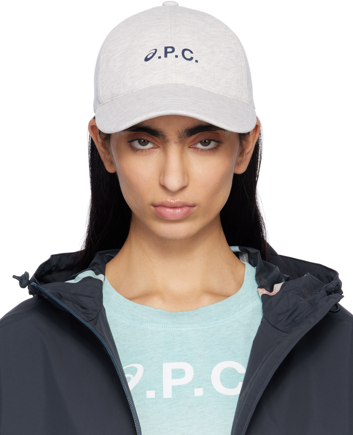 A.P.C. Gray ASICS Edition Charlie Baseball Cap A.P.C.