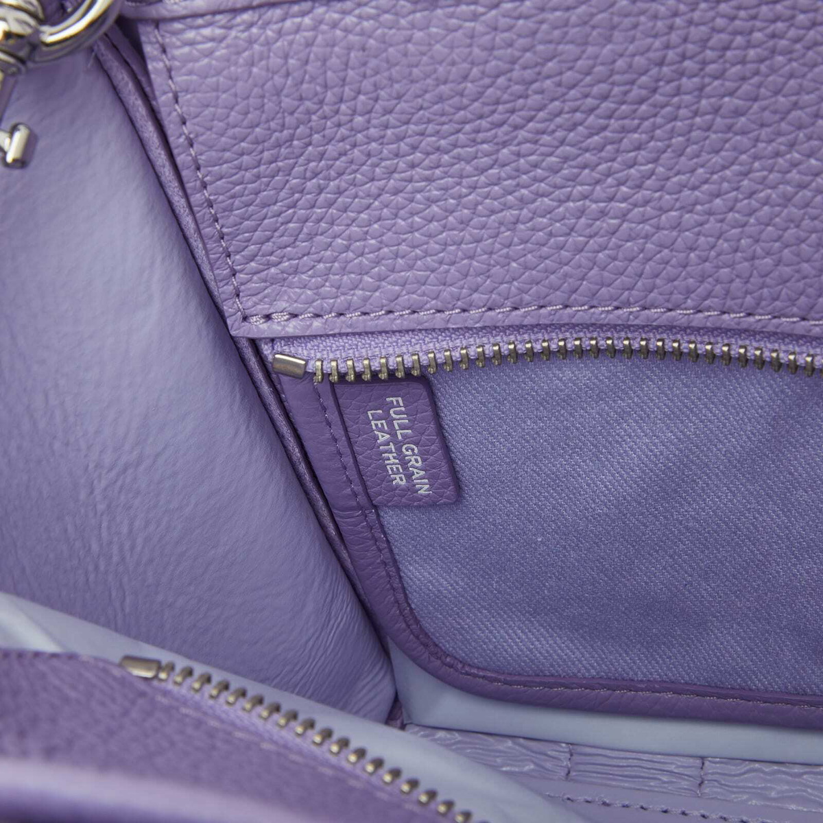 Marc Jacobs Women's The Leather Mini Tote in Lavender Marc Jacobs