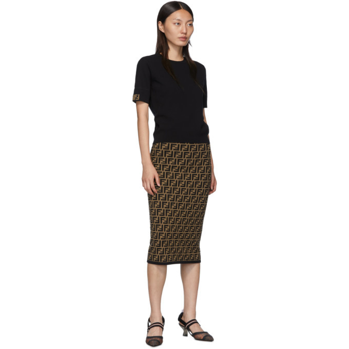 Fendi Brown Forever Fendi Skirt Fendi