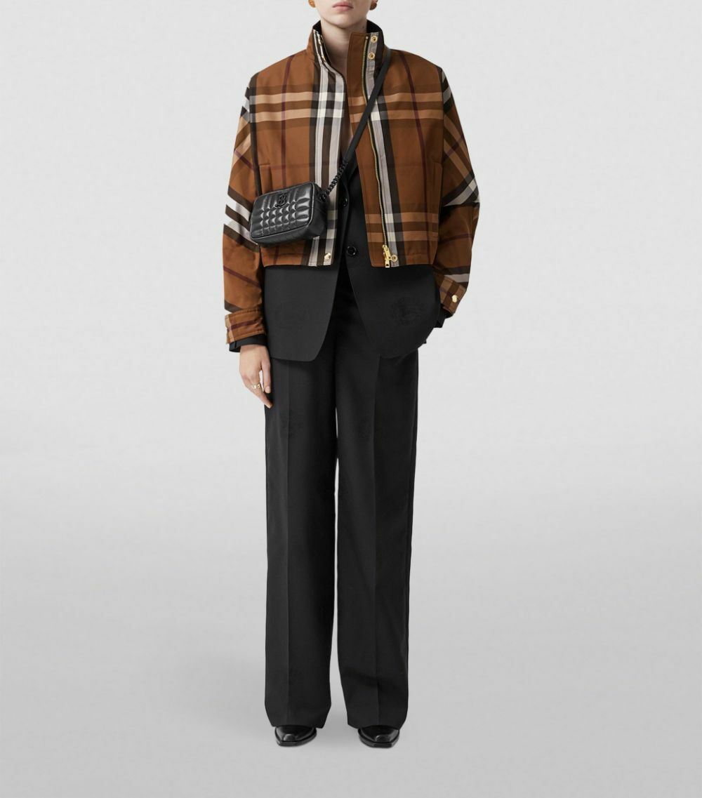 BURBERRY - Check Motif Jacket Burberry