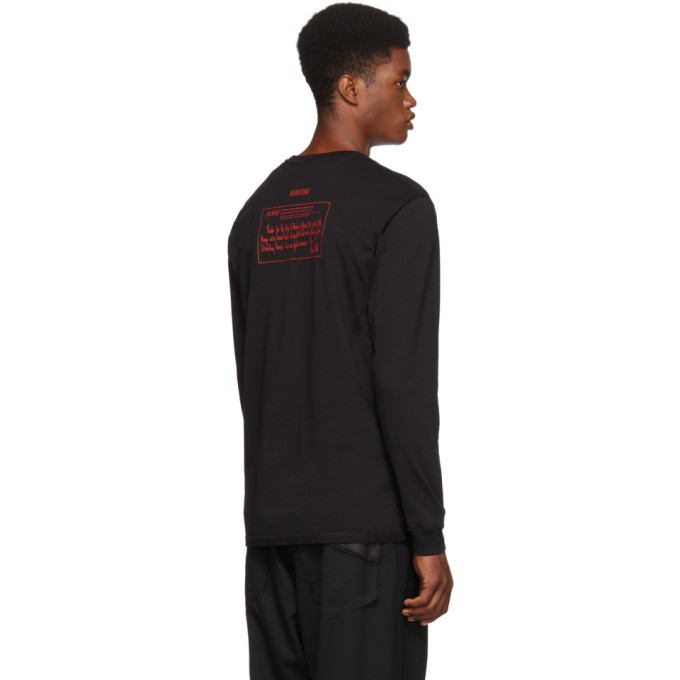 Yang Li Black Hero Long Sleeve T-Shirt Yang Li