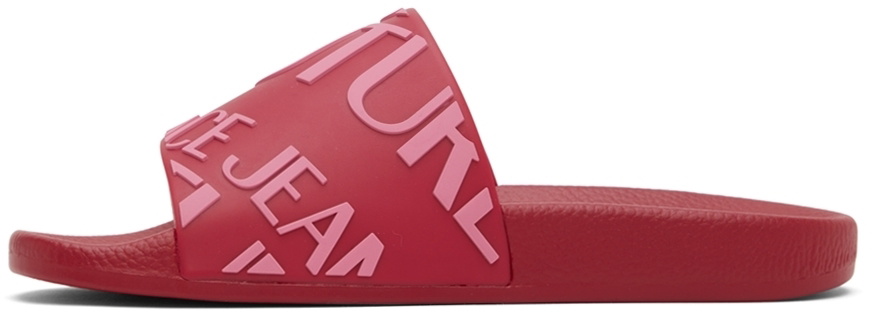 Versace Jeans Couture Red Logo Sandals Versace