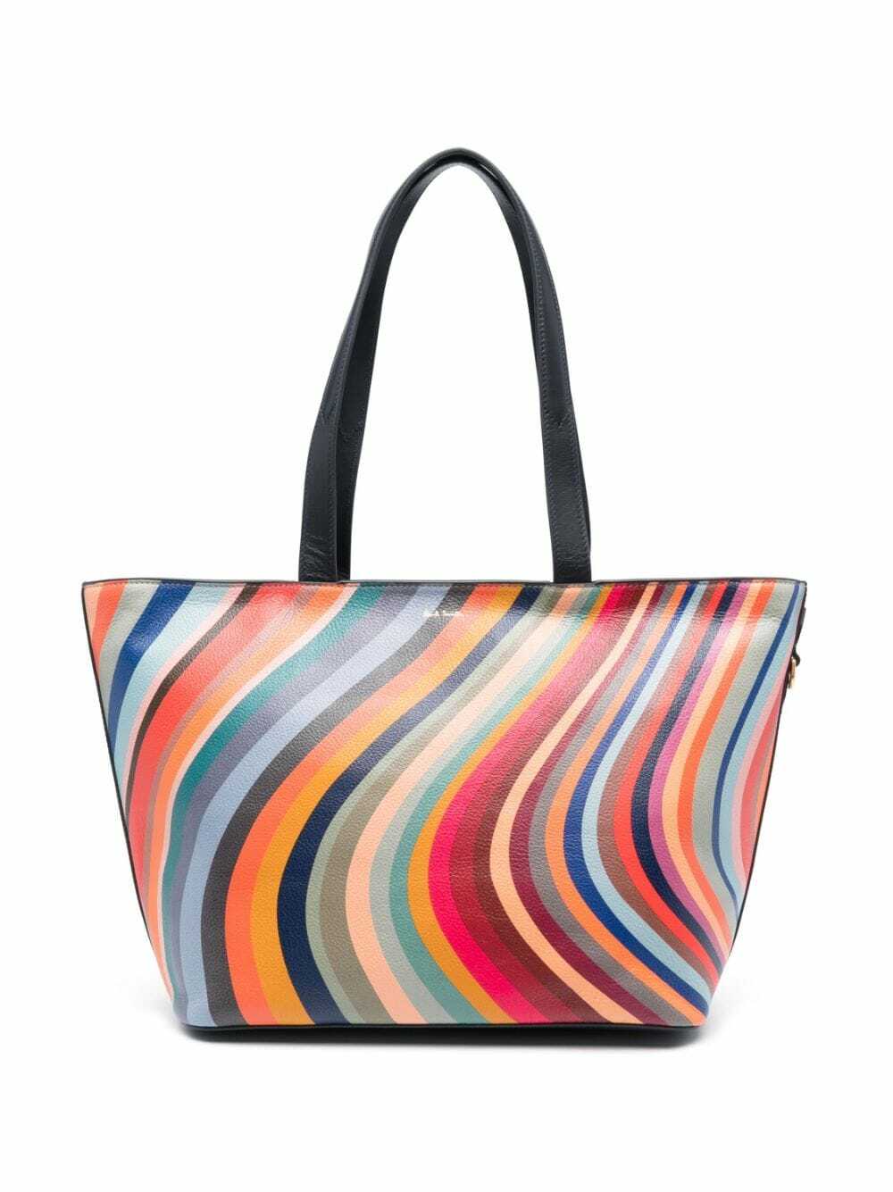 PAUL SMITH - Swirl Leather Shopping Bag Paul Smith