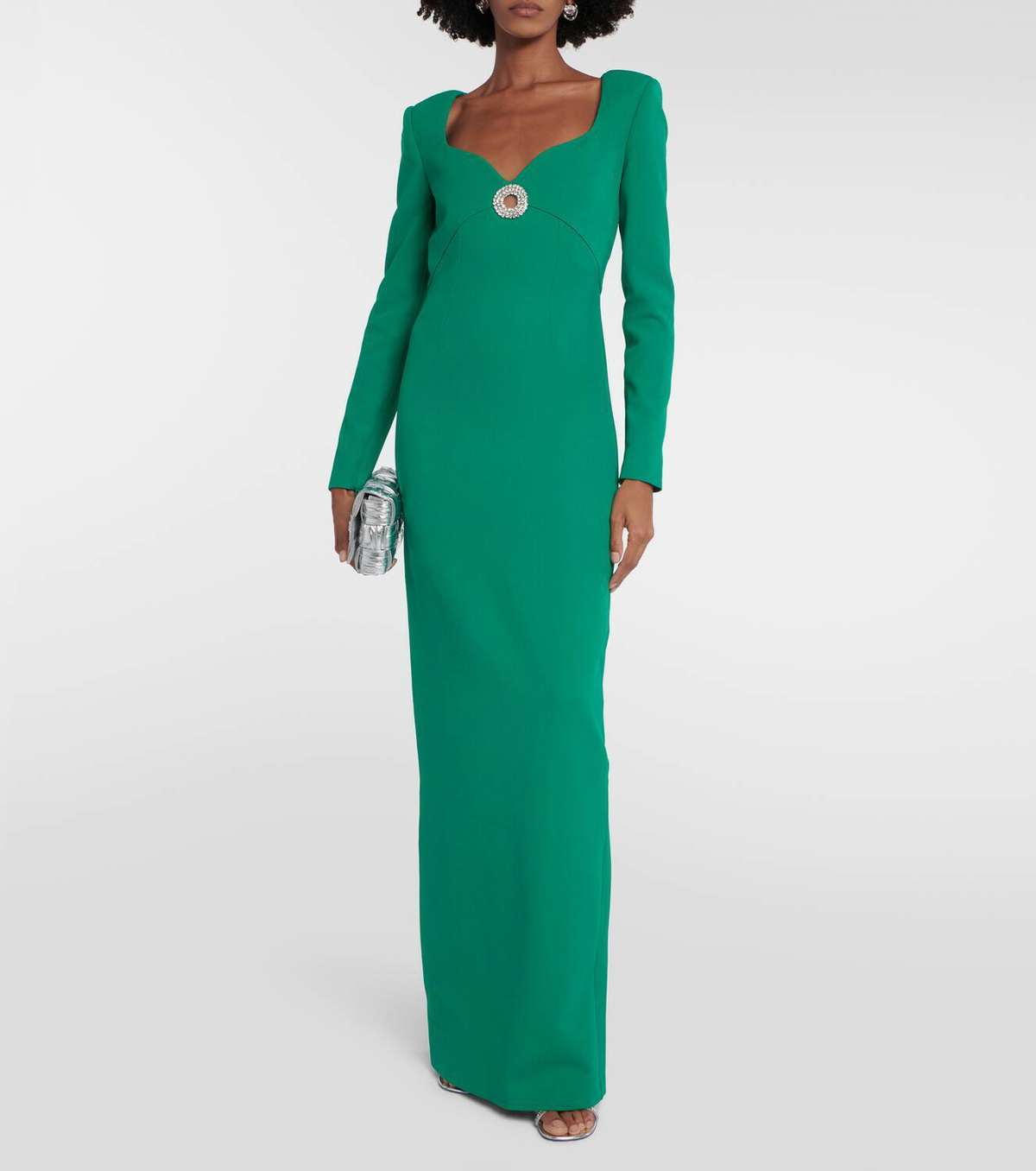 Safiyaa Zhad crêpe gown Safiyaa