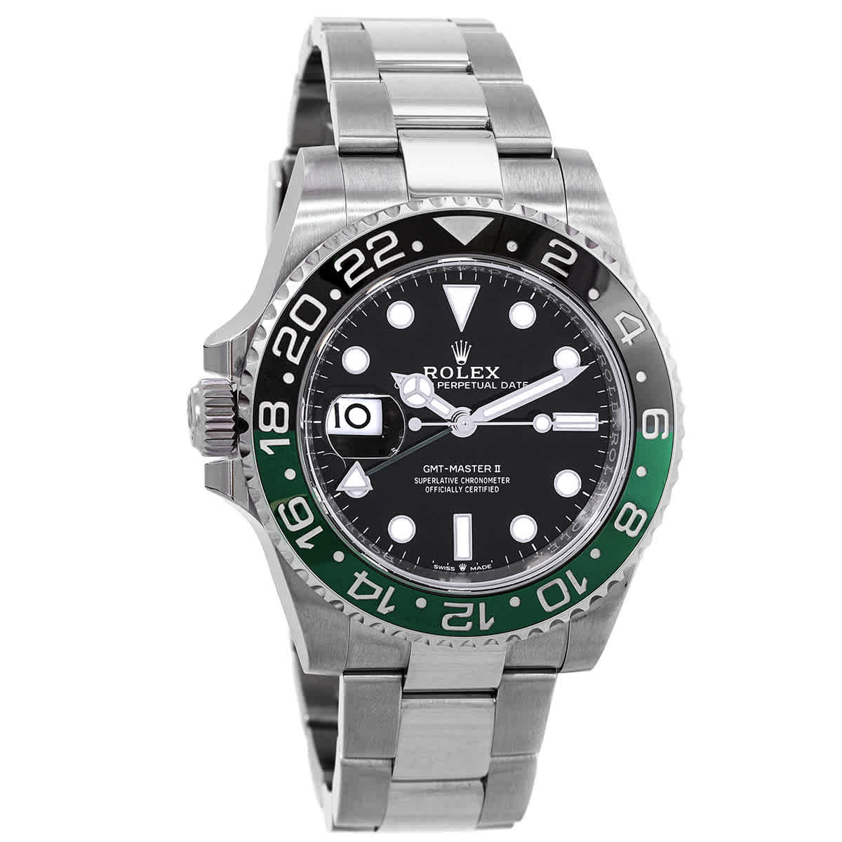 Rolex GMT-Master II Lefty Automatic Black Dial Sprite Bezel Mens Watch ...