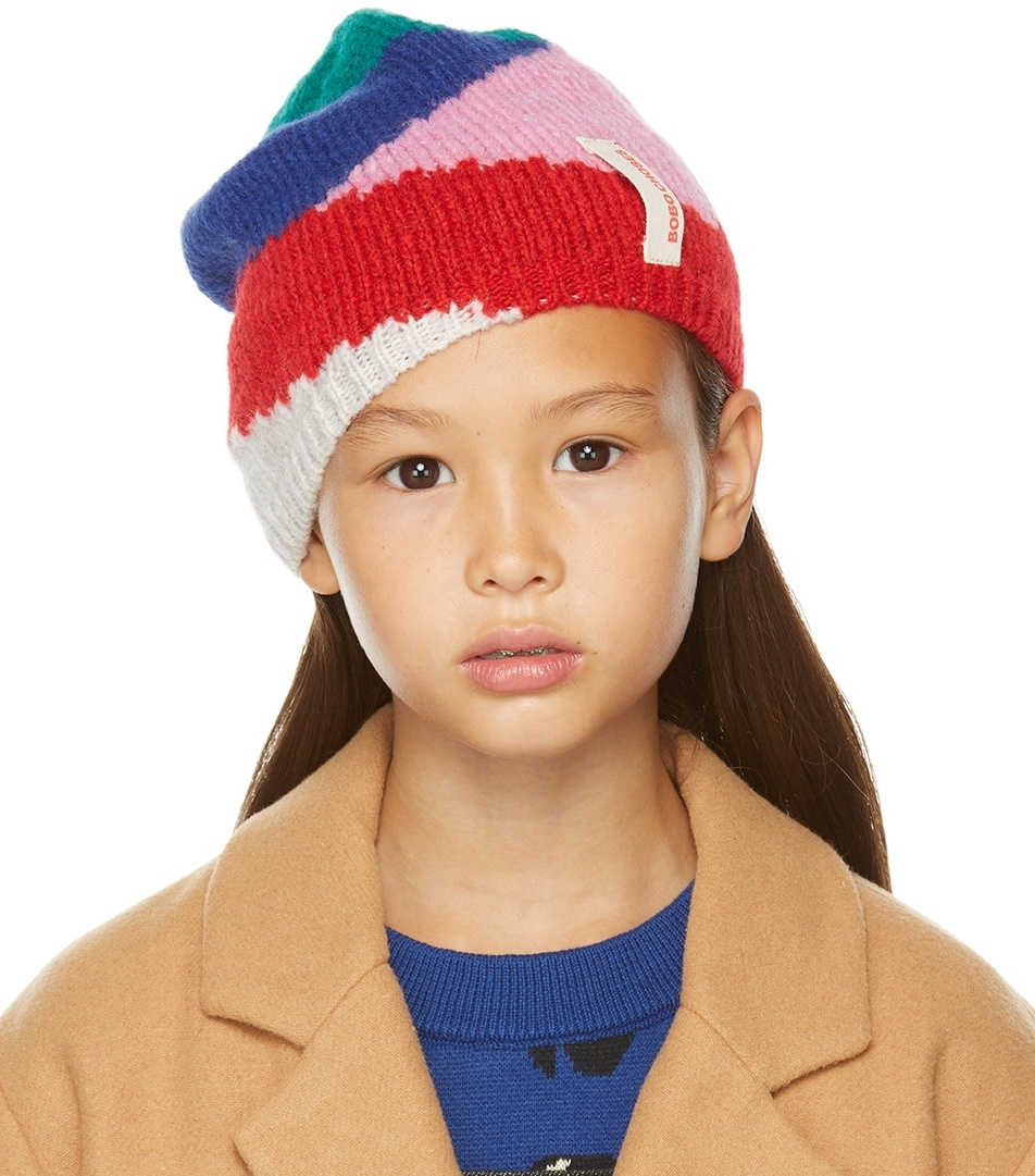 Bobo Choses Kids Multicolor Color Block Beanie Bobo Choses