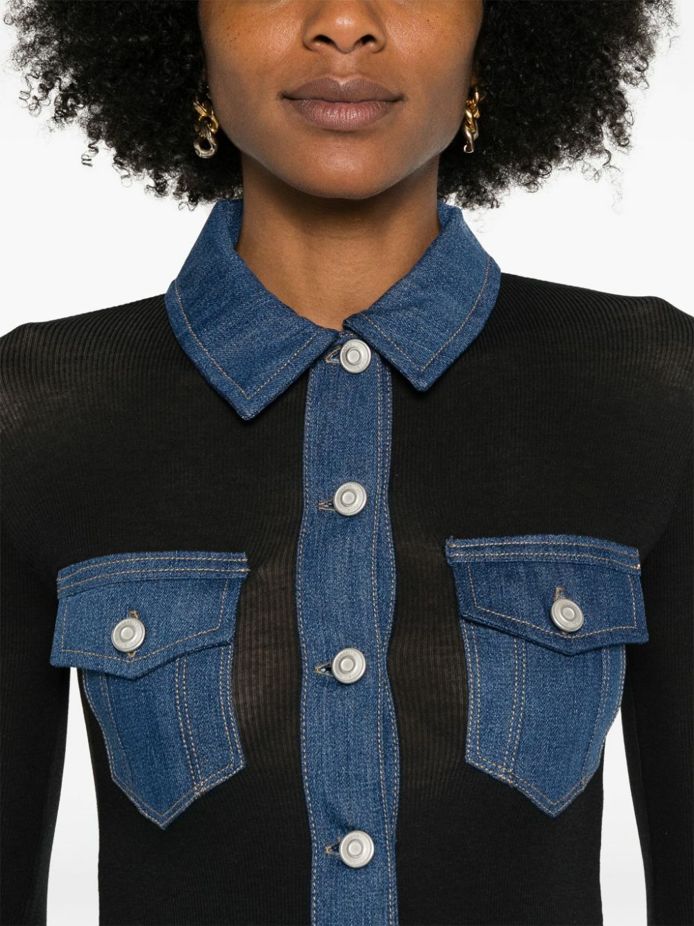 COPERNI - Second Skin Denim Jacket womens Coperni