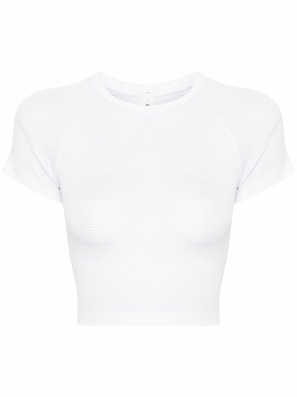 Lululemon White Swiftly Tech Crop Top Lululemon