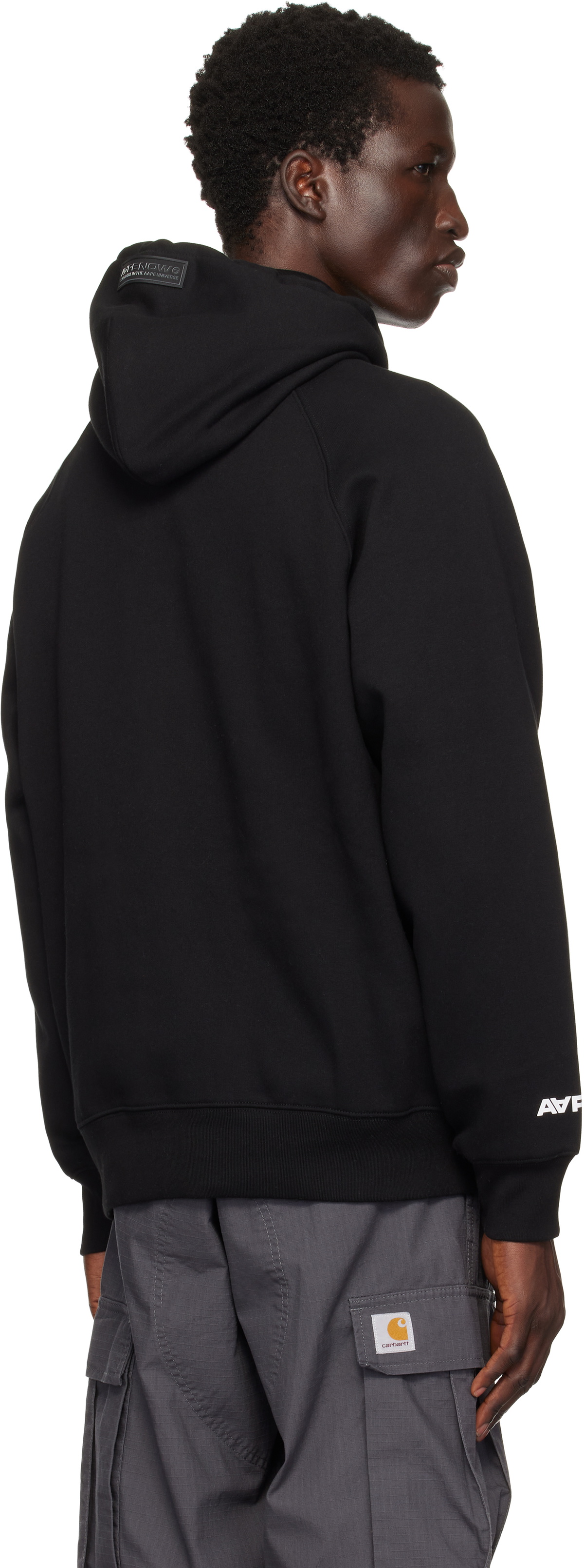 AAPE by A Bathing Ape Black 'AAPE Now' Hoodie AAPE by A Bathing Ape
