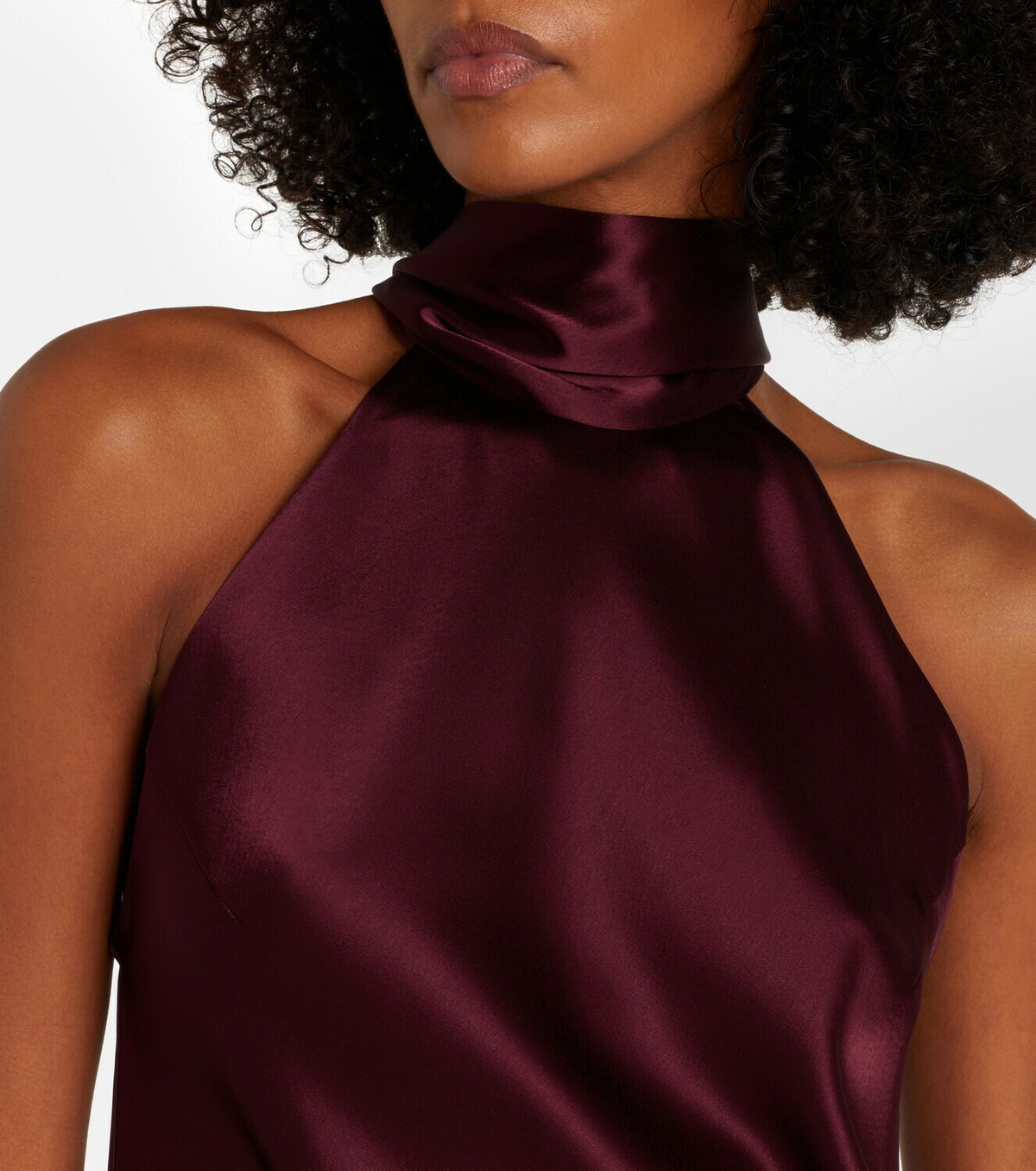 Galvan Sienna satin top Galvan